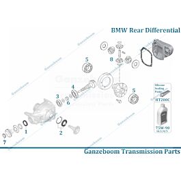 Rear Diff. BMW Type 210, 215(K/L/LW/LWS), 225AL, 230K
